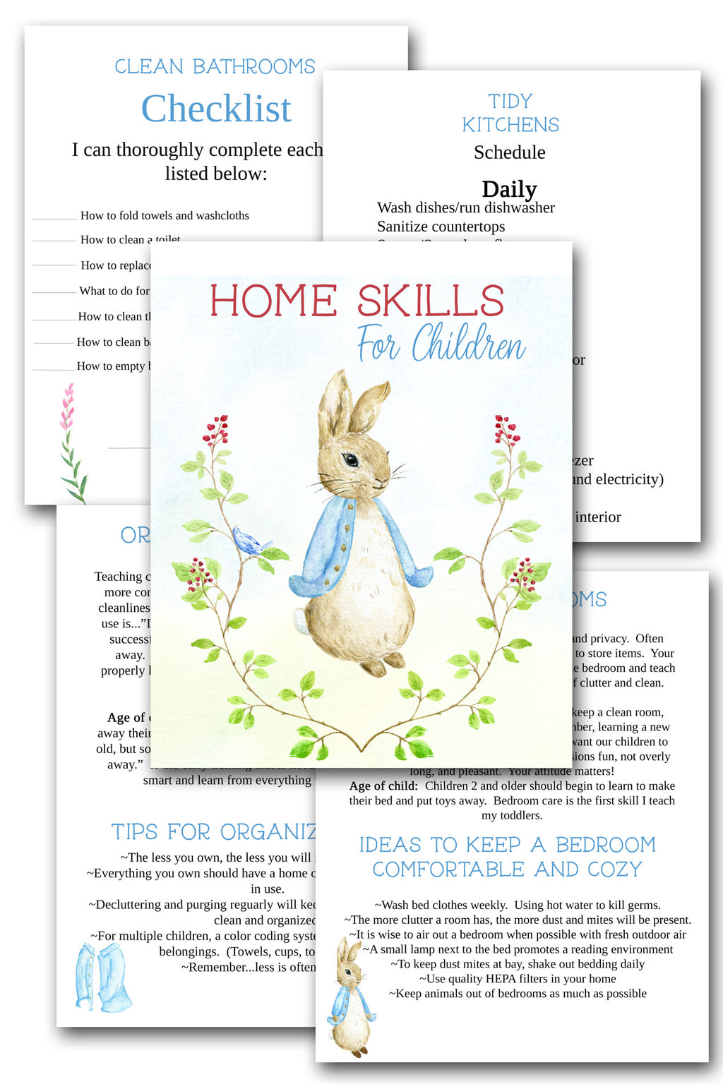 HOME SKILLS for Children Training Workbook – Slow.Simple.Seasonal.